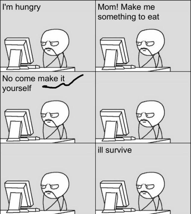 Jolly Good Jokes: I am Hungry MEME