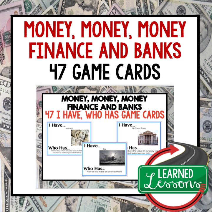 Economics, Free Enterprise Game Cards, Test Prep - Learned Lessons ...