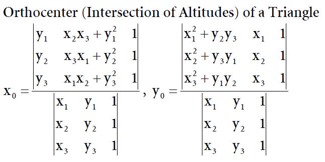 Two-Dimensional Coordinate System