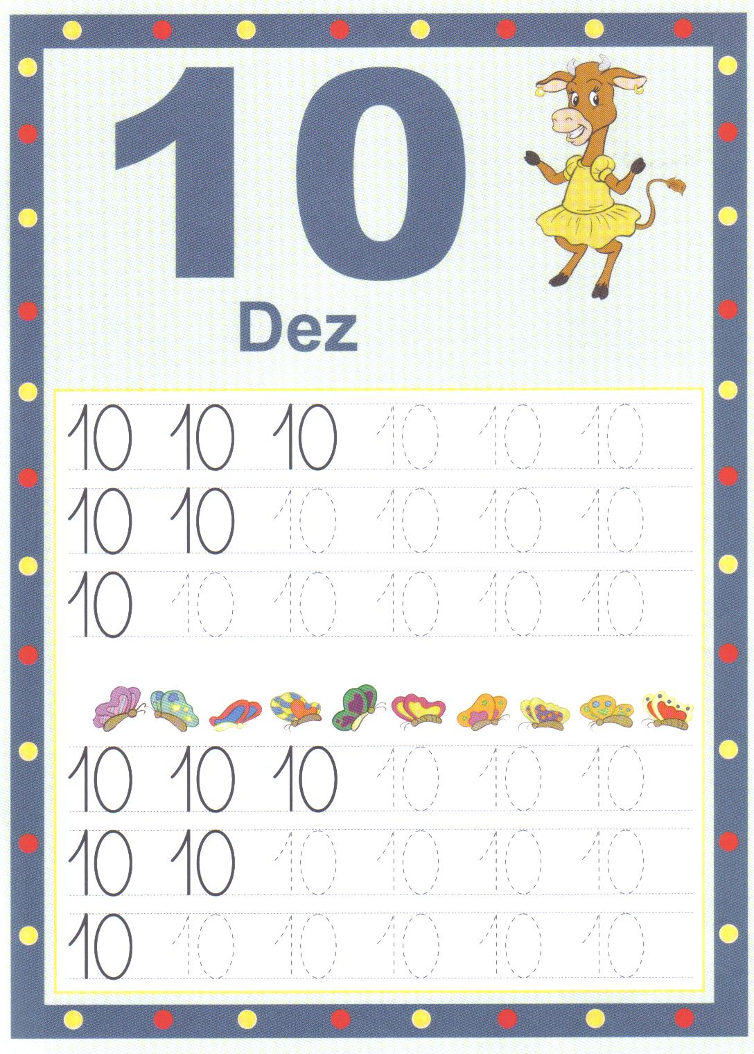 Caligrafia com os Números