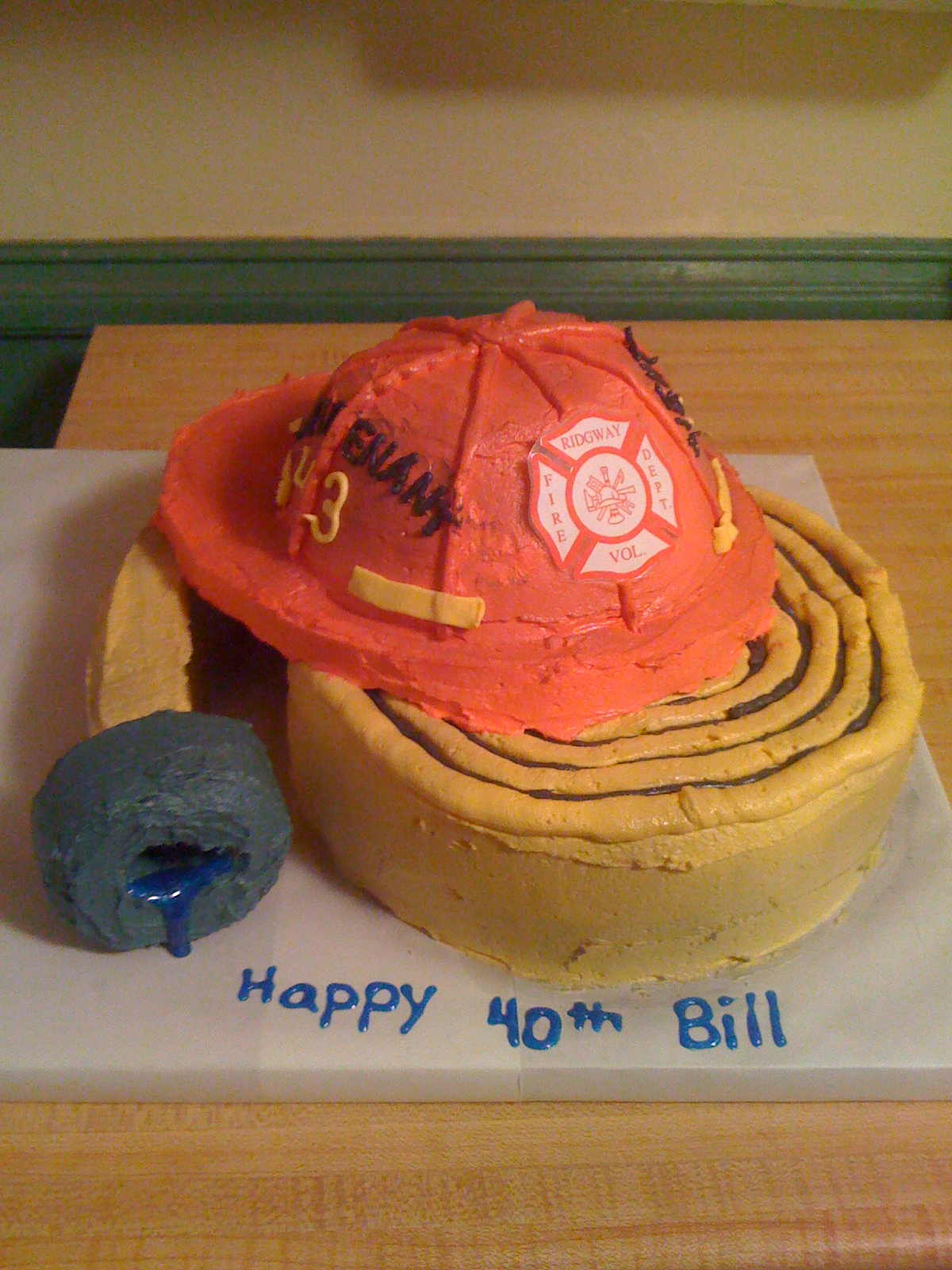 Shannon's Crazy Kitchen: Firefighter Cake