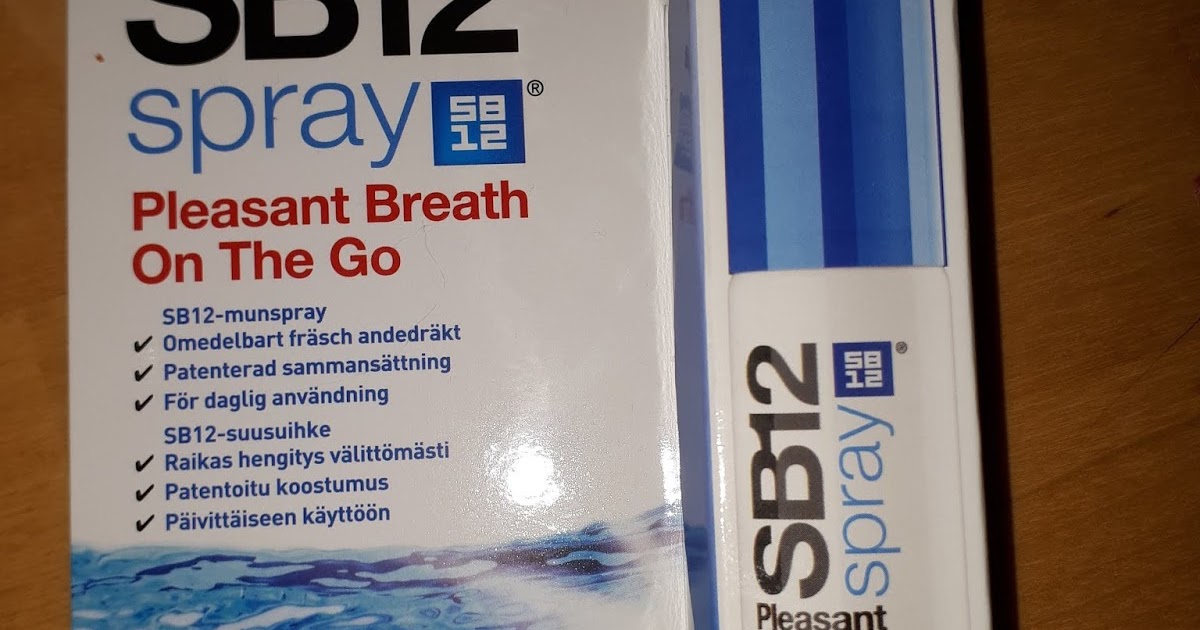 Inspiration: SB12-Suusuihke spray hajuhaittoja vastaan