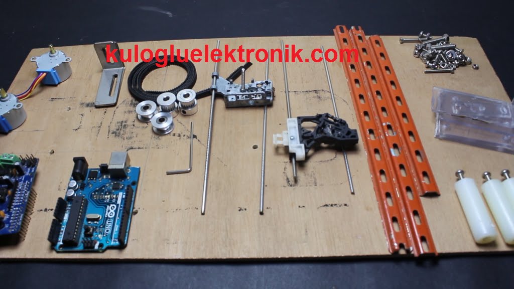How to make Mini Home made CNC Machine Arduino+28BYJ 48 Stepper motor ...
