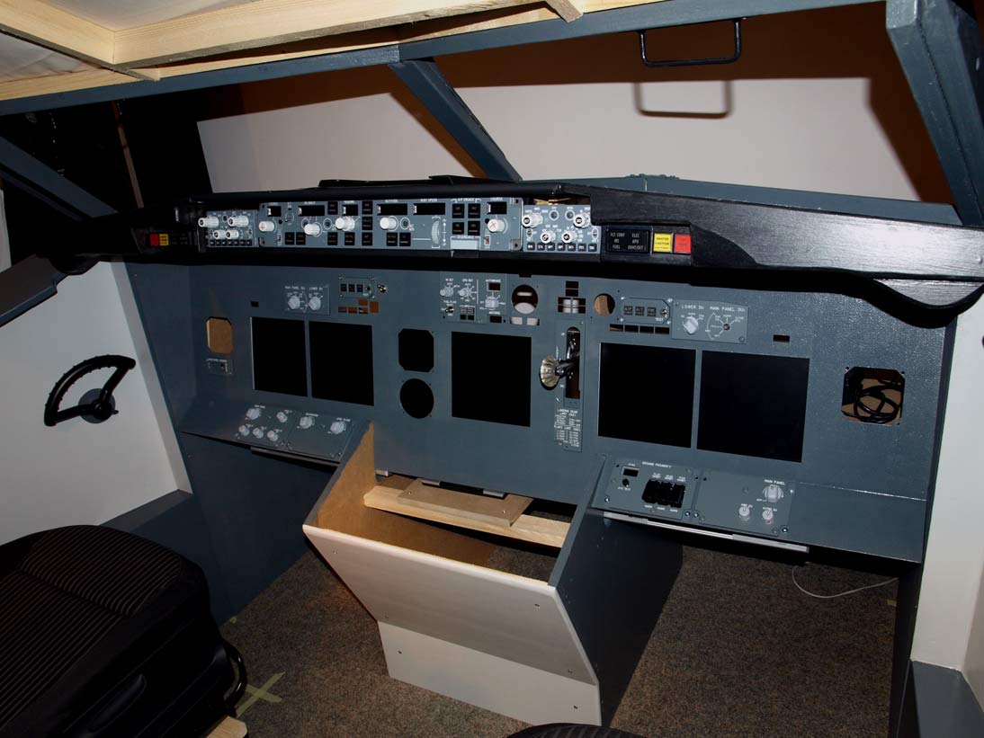 Boeing 737 Homecockpit: MIP (Main Instrumenten Panel) + CDU
