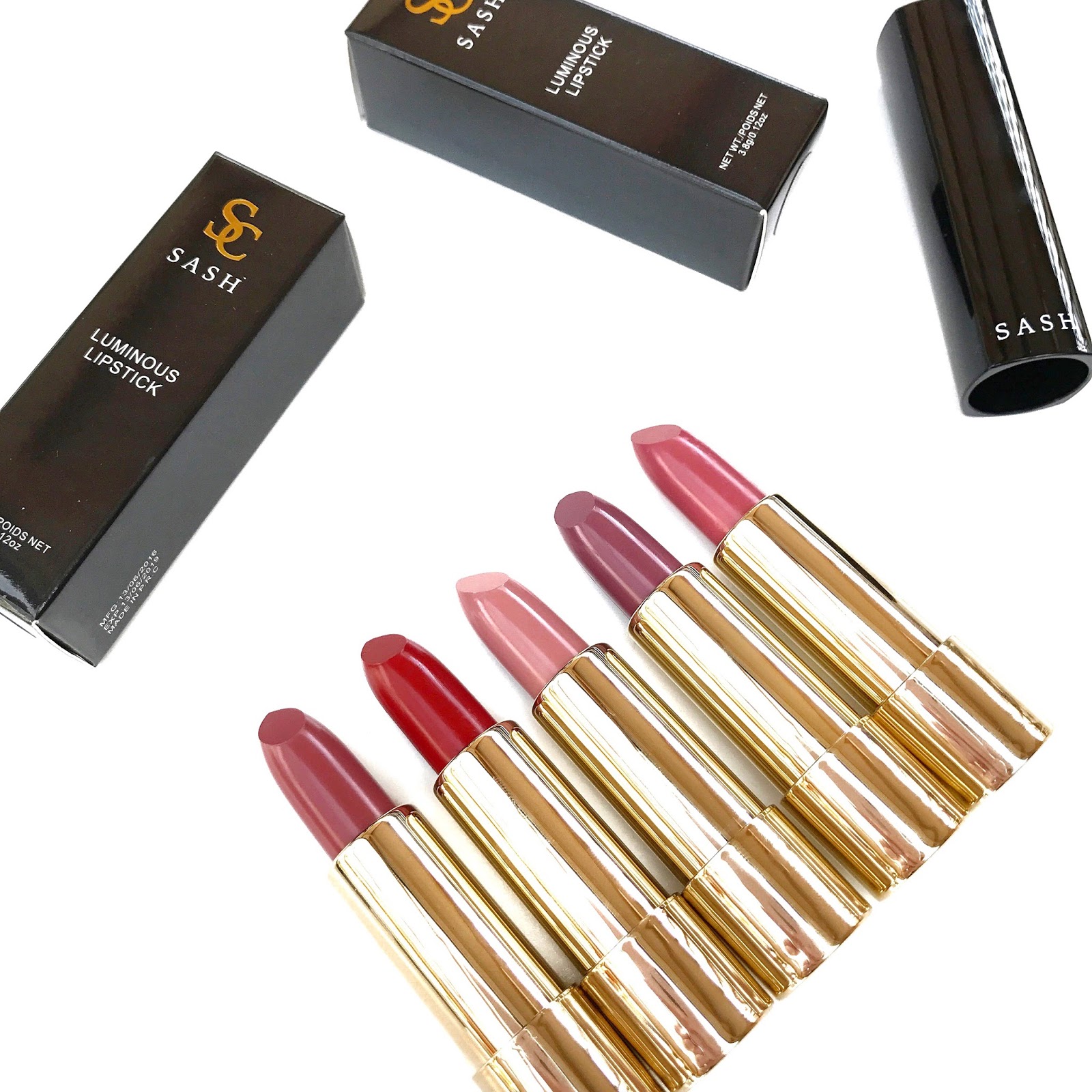 Sash Cosmetics Luminous Lipsticks: Review + Swatches - Wellness by Kels