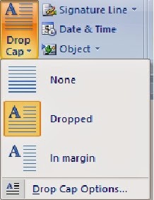 Cara Mengatur Drop Cap pada dokumen Microsoft Office Word - Fungsi dan ...