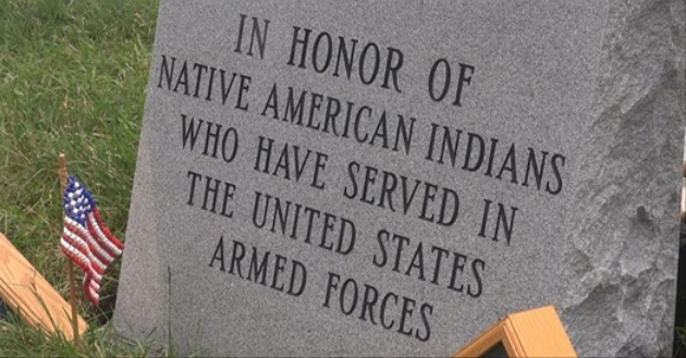 White Wolf : New memorial honors Native Americans who served in military