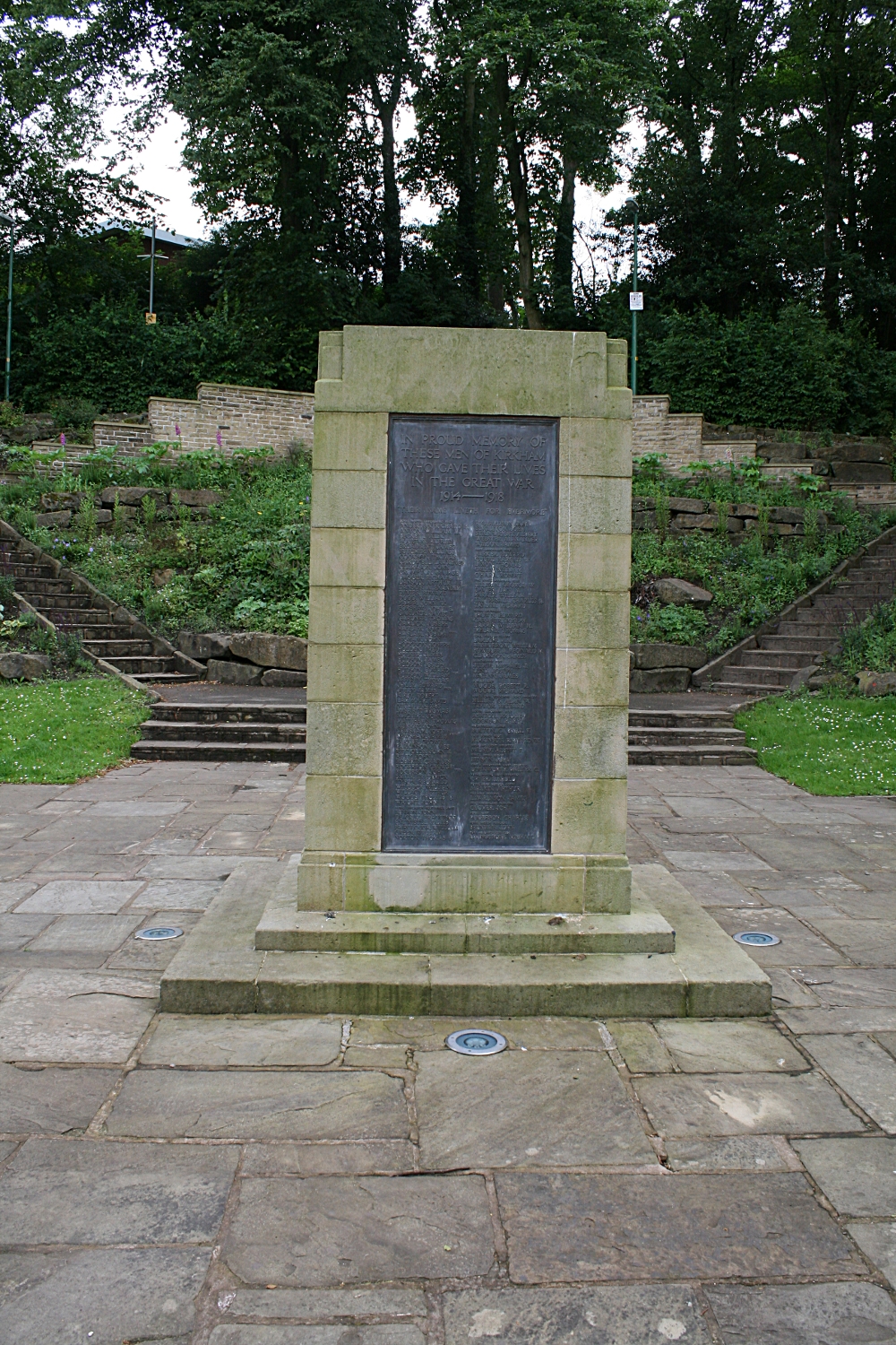 Memorials: Kirkham War Memorial