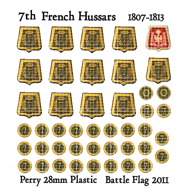 Wargame Transfers by Battle Flag: New 28mm French Hussar Sabretache ...