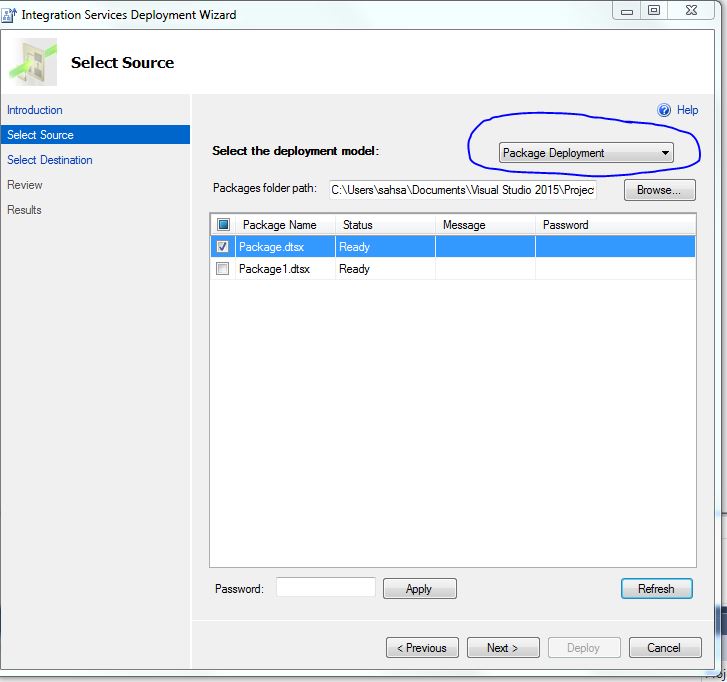 SQL Server BI: SSIS 2016 Incremental Package Deployment SQL Server BI: SSIS 2016 Incremental Package Deployment