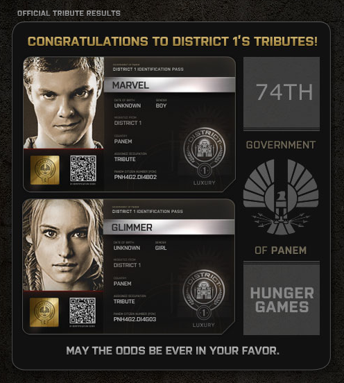 The Hunger Games Saga: 27-11-2011 - 04-12-2011