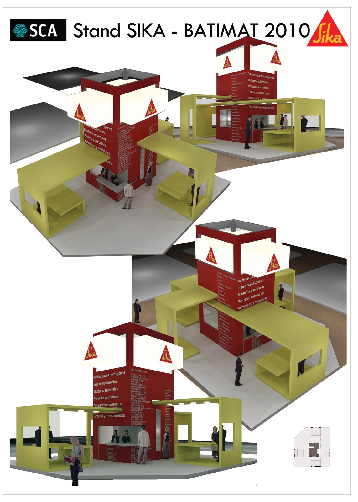 Arquipas: Concurso Stand Sika 2010