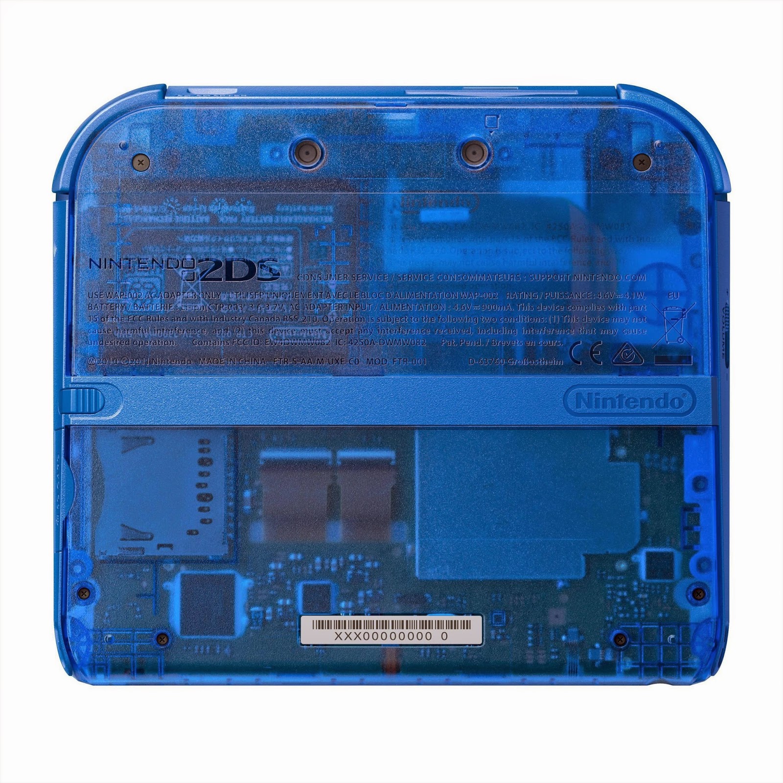 Nintendo europeia anuncia modelos transparentes de 2DS nas cores ...