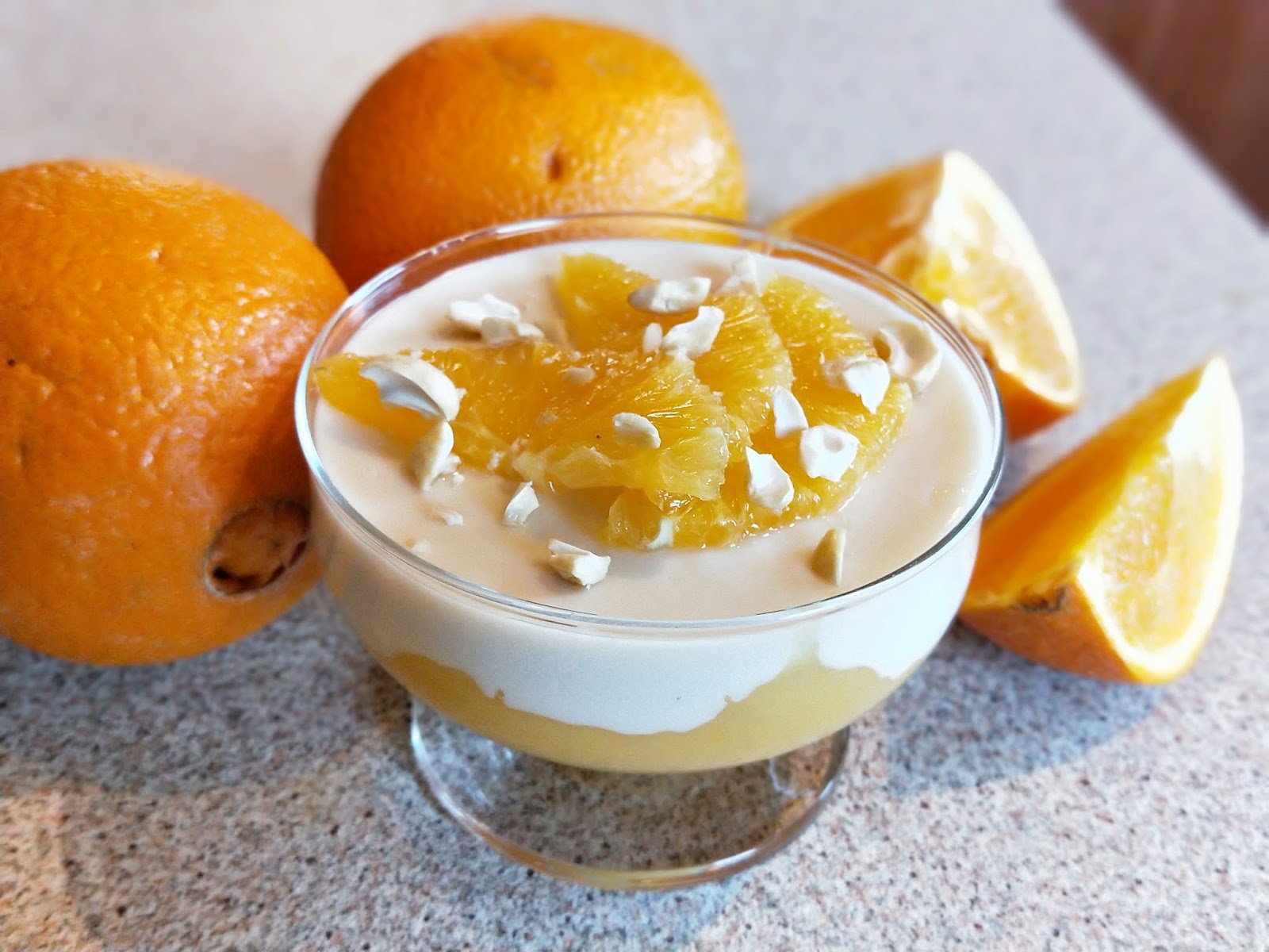 Living on Pulse: Lebanese orange milk pudding