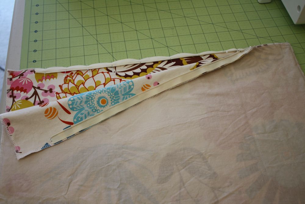 zippered pillow cover tutorial