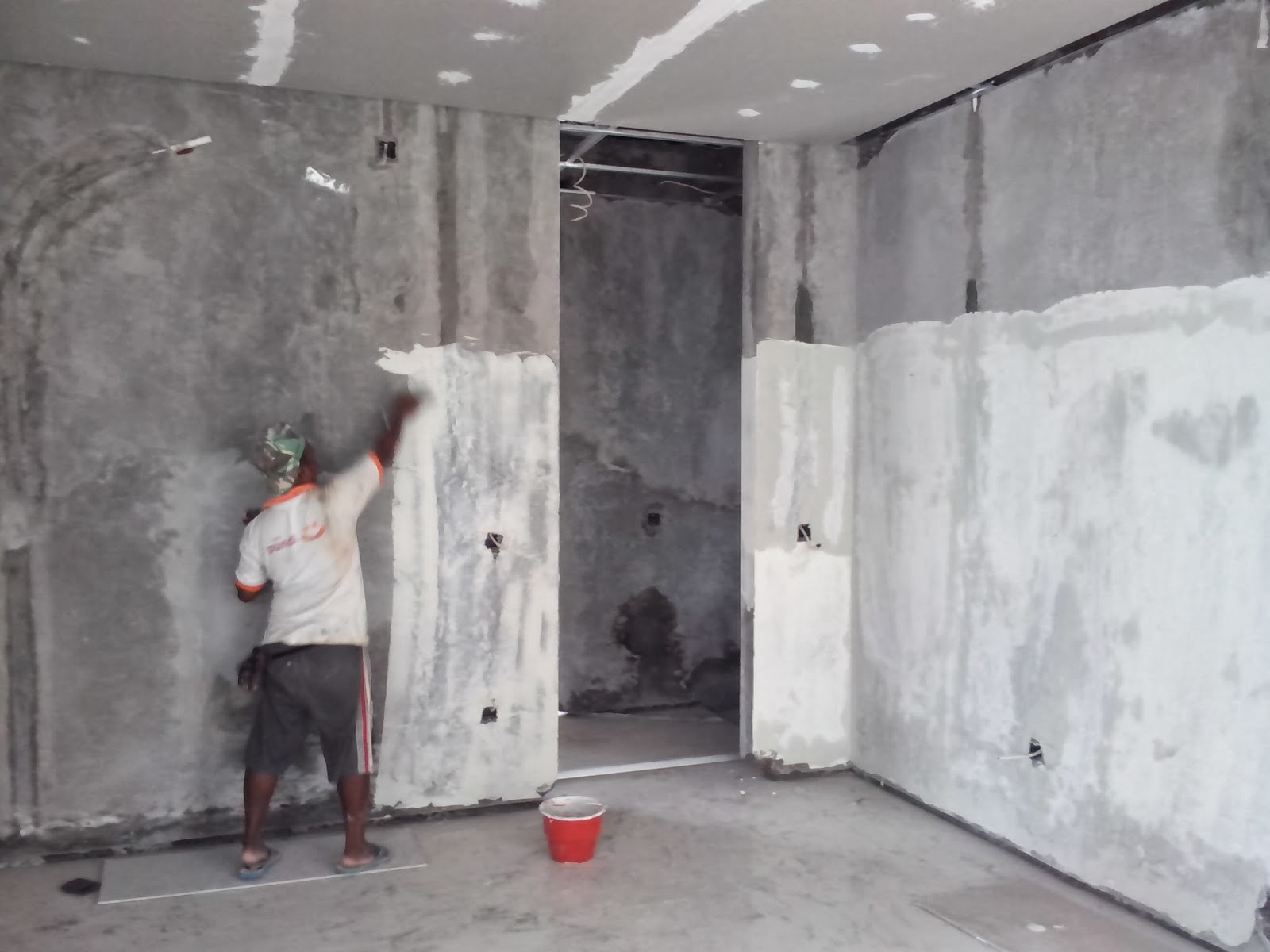 Secsiandy Project: Pekerjaan Pengecatan Plafon dan Dinding