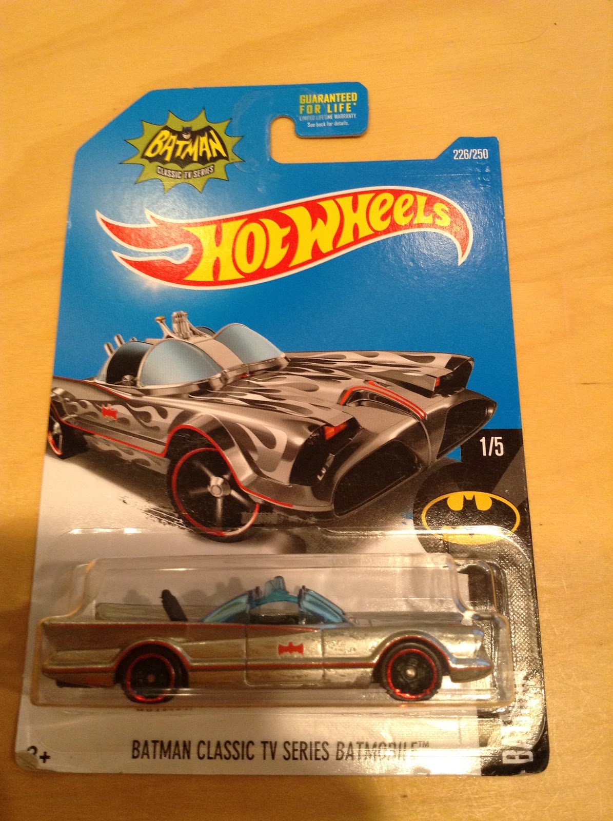 JULIAN'S HOT WHEELS BLOG: Batman Classic TV Series Batmobile (2016 ...