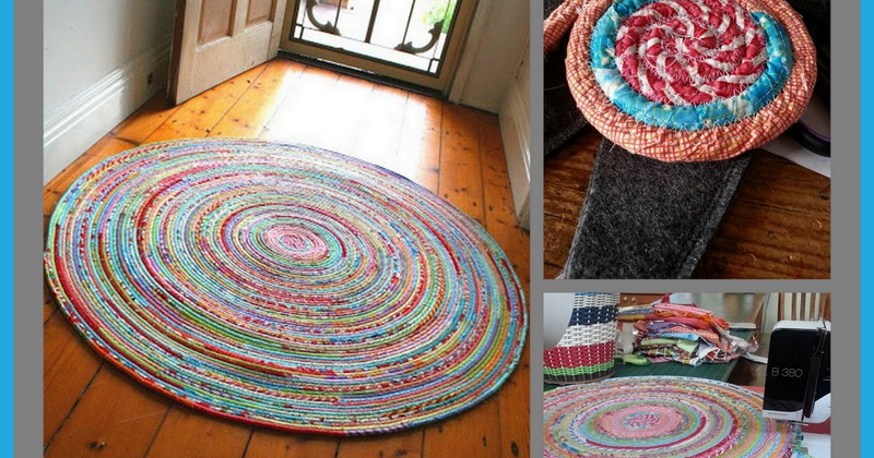 DIY And Household Tips: How To Sew A Fabric Rug