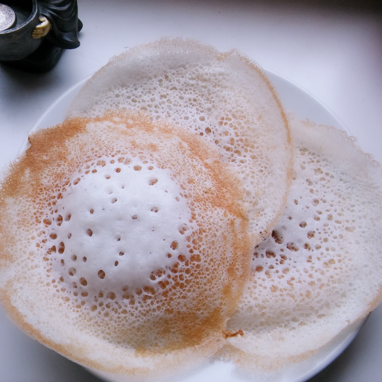 Velleyappam & Vatteppam using same batter without coconut (Steamed rice ...