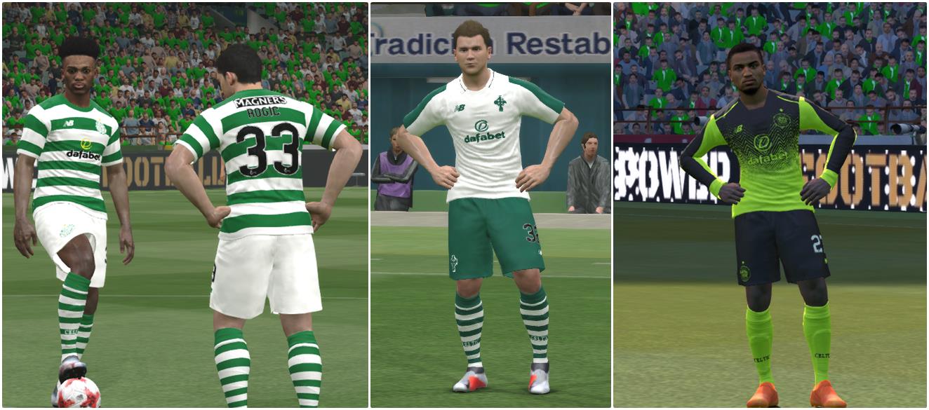 pes-modif: PES 2017 Celtic Home, Away, Third and Goalkeeper 2018/19 ...