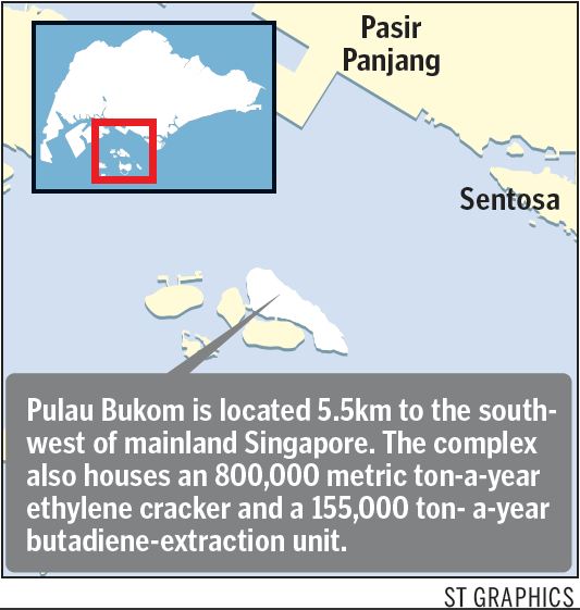 wildsingapore news: Fire at Shell refinery on Pulau Bukom
