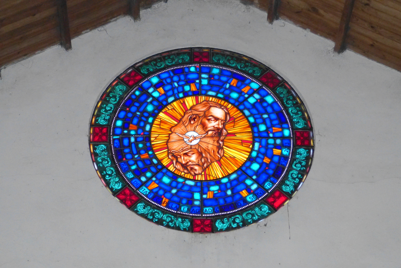infoSOL: Inauguran vitral de la Santísima Trinidad en agradecimiento a ...