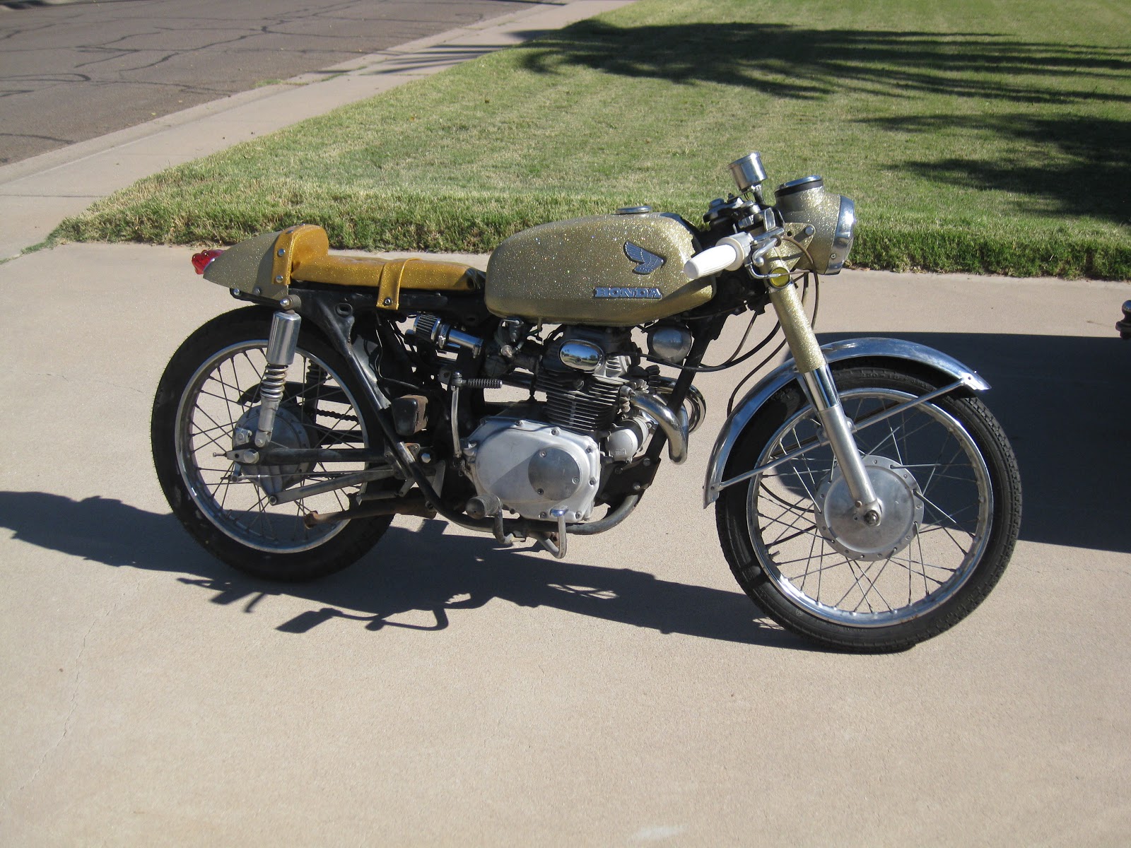 Words of Wezdom: 1971 Honda CB175 -- "Gary Glitter"