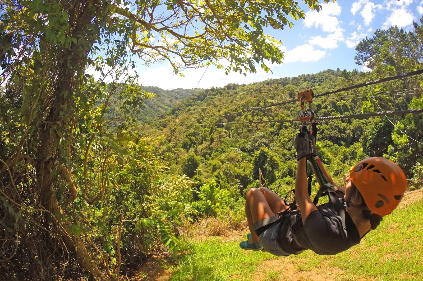 El zipline mas largo del mundo en Puerto Rico