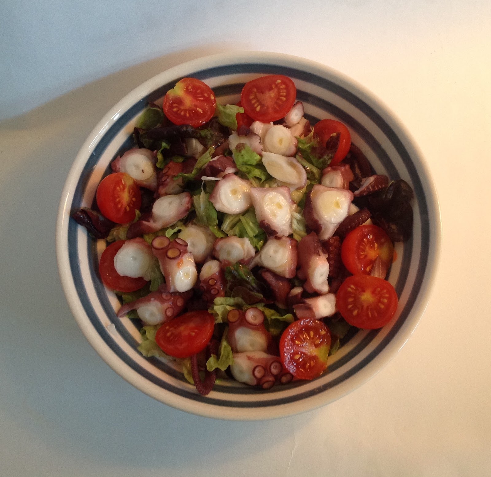 Ensalada de Pulpo - Cocina fácil de Karmen