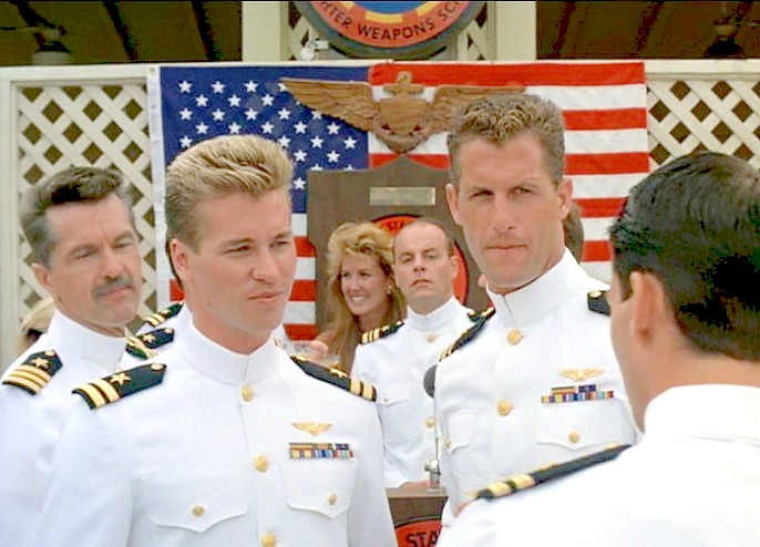 The Voice of Vexillology, Flags & Heraldry: US flag in Top Gun 1986