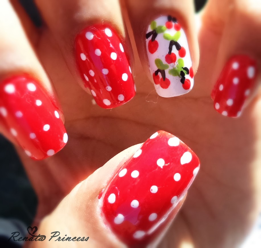 Blog da Renata Princess : Pin up nails ♥