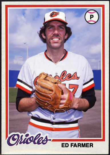WHEN TOPPS HAD (BASE)BALLS!: NOT REALLY MISSING IN ACTION- 1978 ED FARMER