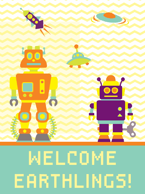 The Inviting Pear Photoblog: Robot Birthday Party!