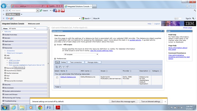 Technical Solution for You..: How to create JDBC Provider and Datasource in Websphere (Using ...
