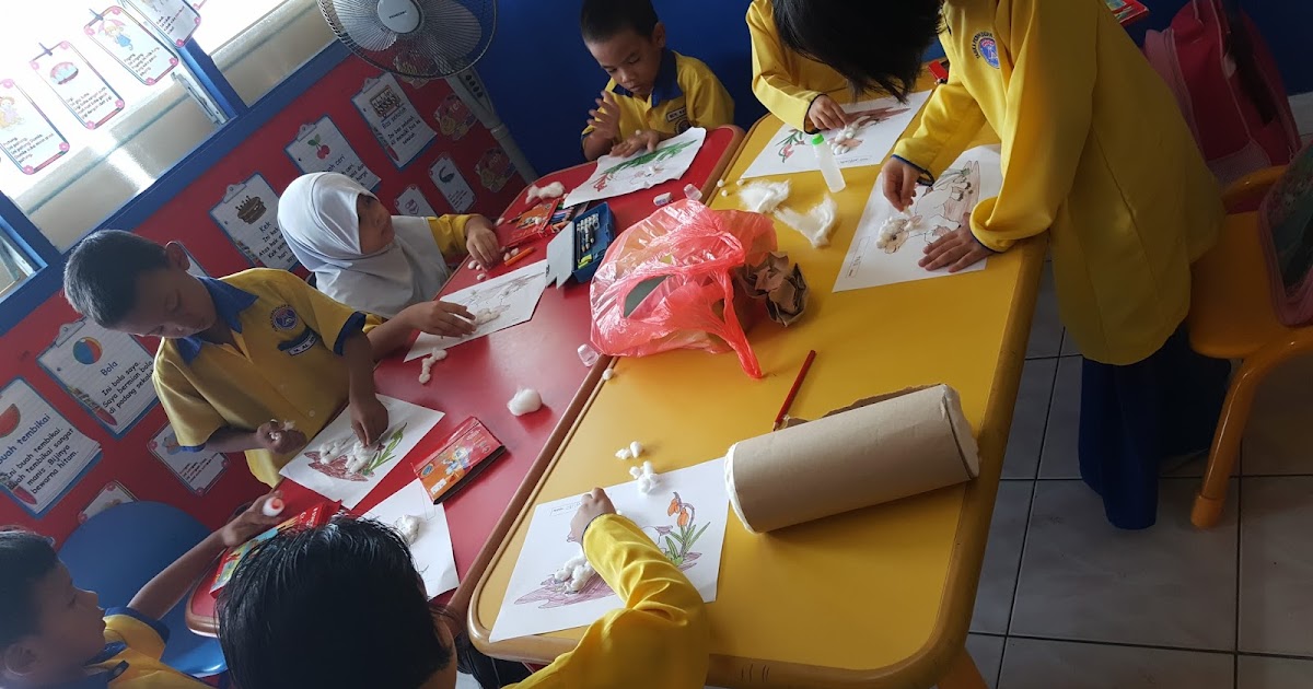 Gerbang Ilmu Tabika Perpaduan : Jom buat Kolaj Haiwan Jinak