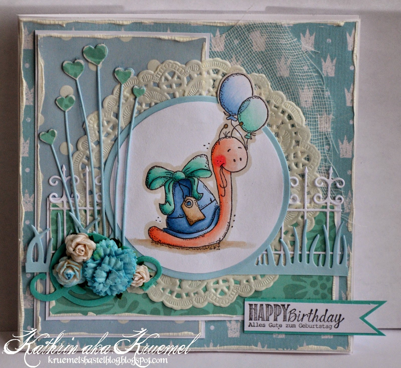 Copic Marker Europe: A birthday snail