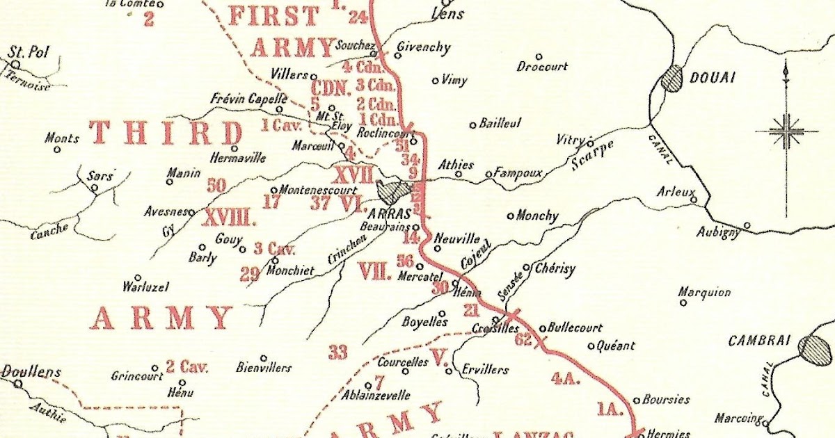 Northumbrian Gunner: Arras - Battle of Arras 9th April 1917