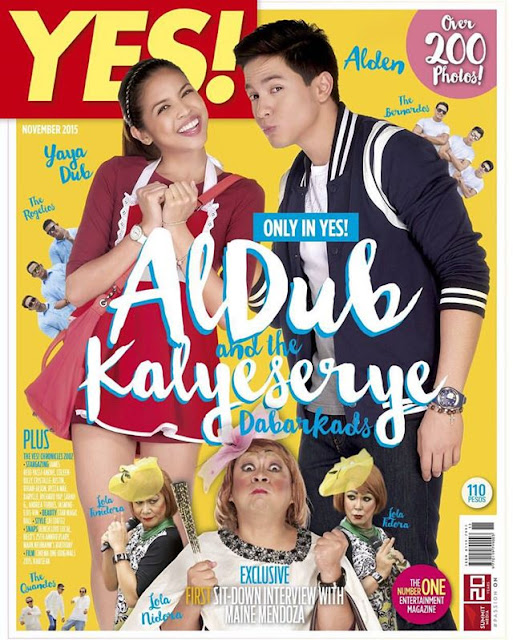 YES! Magazine ALDUB with KALYESERYE Special Issue for November | OMG ...