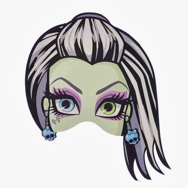 Máscaras Monster High para imprimir - Formando Alunos