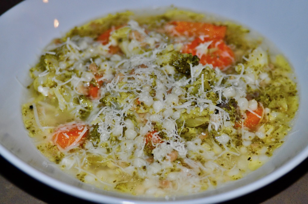 Mister Meatball: Broccoli & fregula soup