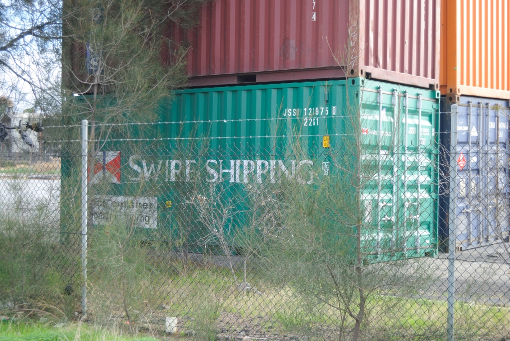 Andrew's intermodal warbler: Swire containers