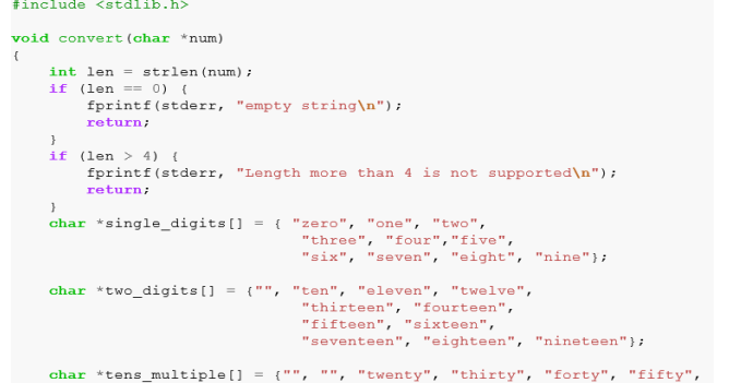 Convert digit/number to words ~ College Term Work Blog