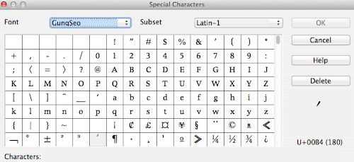 BLISSFUL ROOTS: Typing in Circles (How to Insert Special Characters)