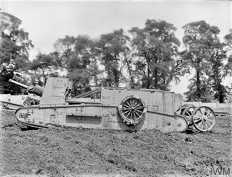 Glimpses of The Great War: The Gun Carrier Mark I, the first piece of ...