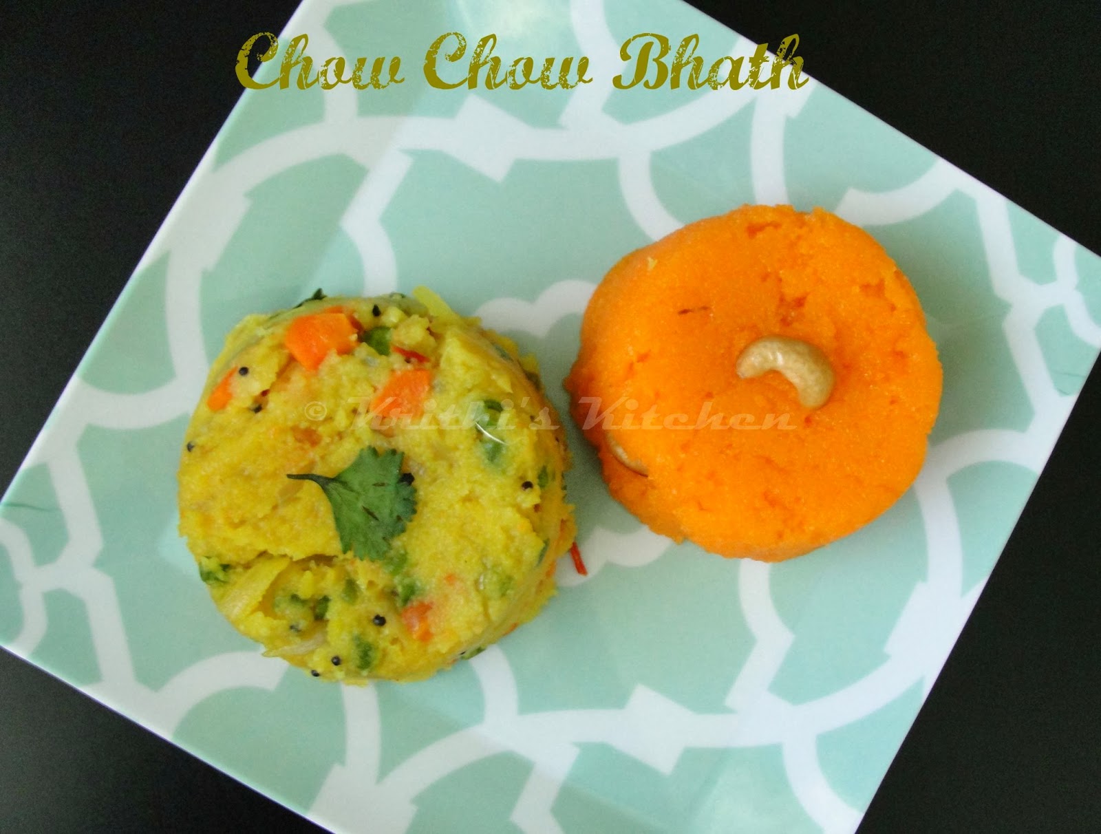 Krithi's Kitchen: Chow Chow Bhath | Regional Indian Cuisines