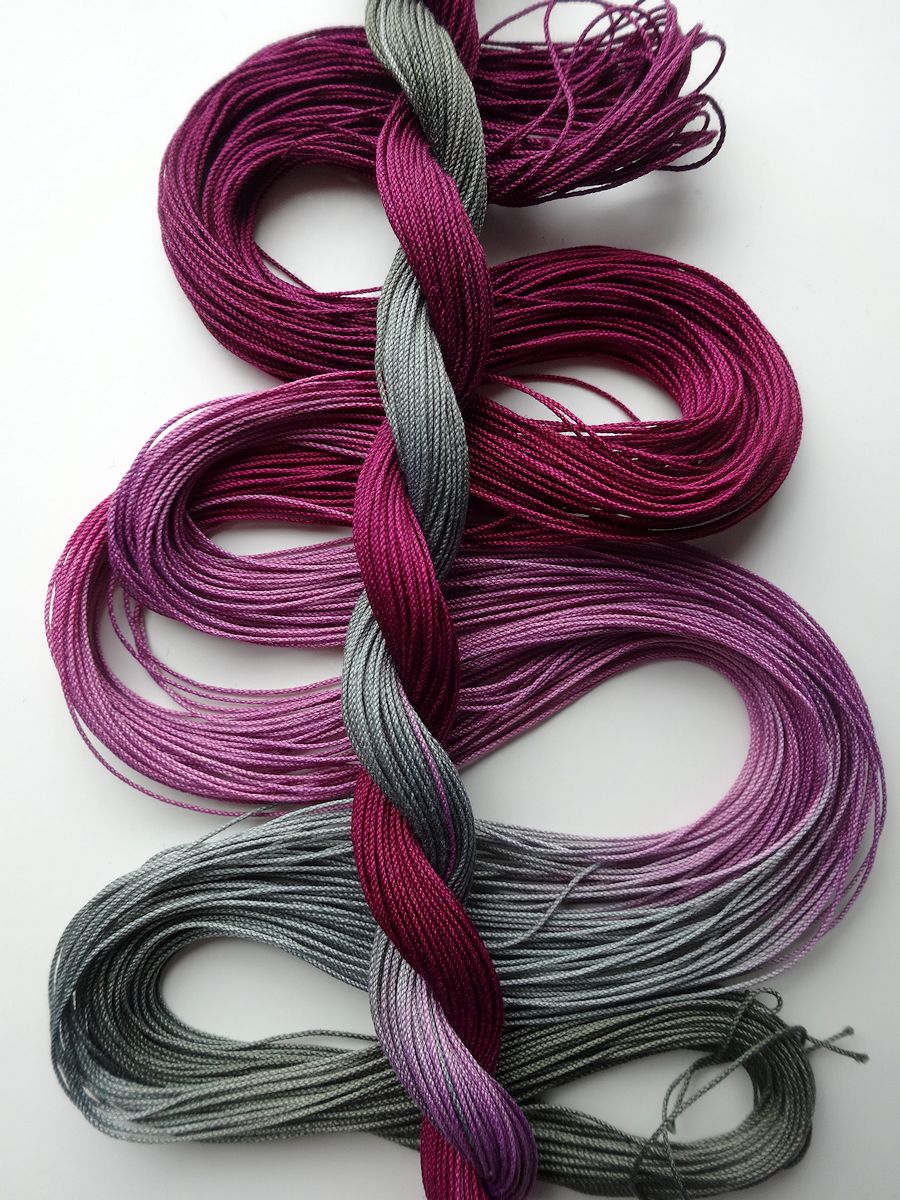 Yarnplayer's Tatting Blog: Silver tatted pendant and "Stonehill Wine ...