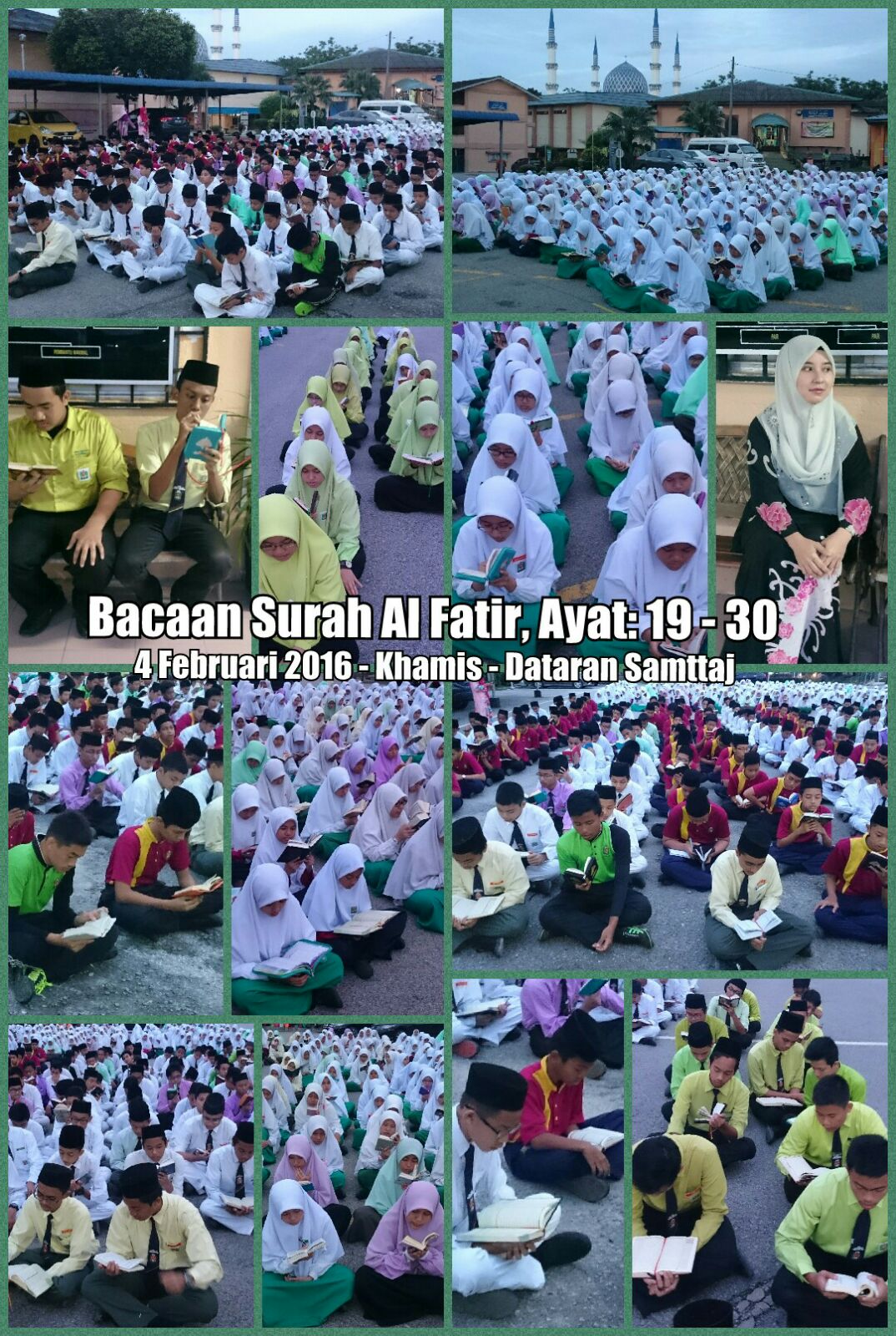 MUSOLLA AR-RAUDHAH SAMTTAJ SHAH ALAM: BACAAN SURAH HARIAN