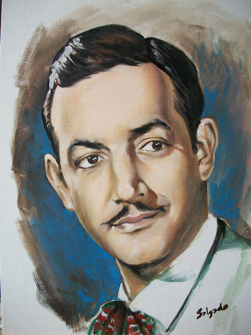 felices pinceladas de Abraham Salgado: RETRATOS AL OLEO