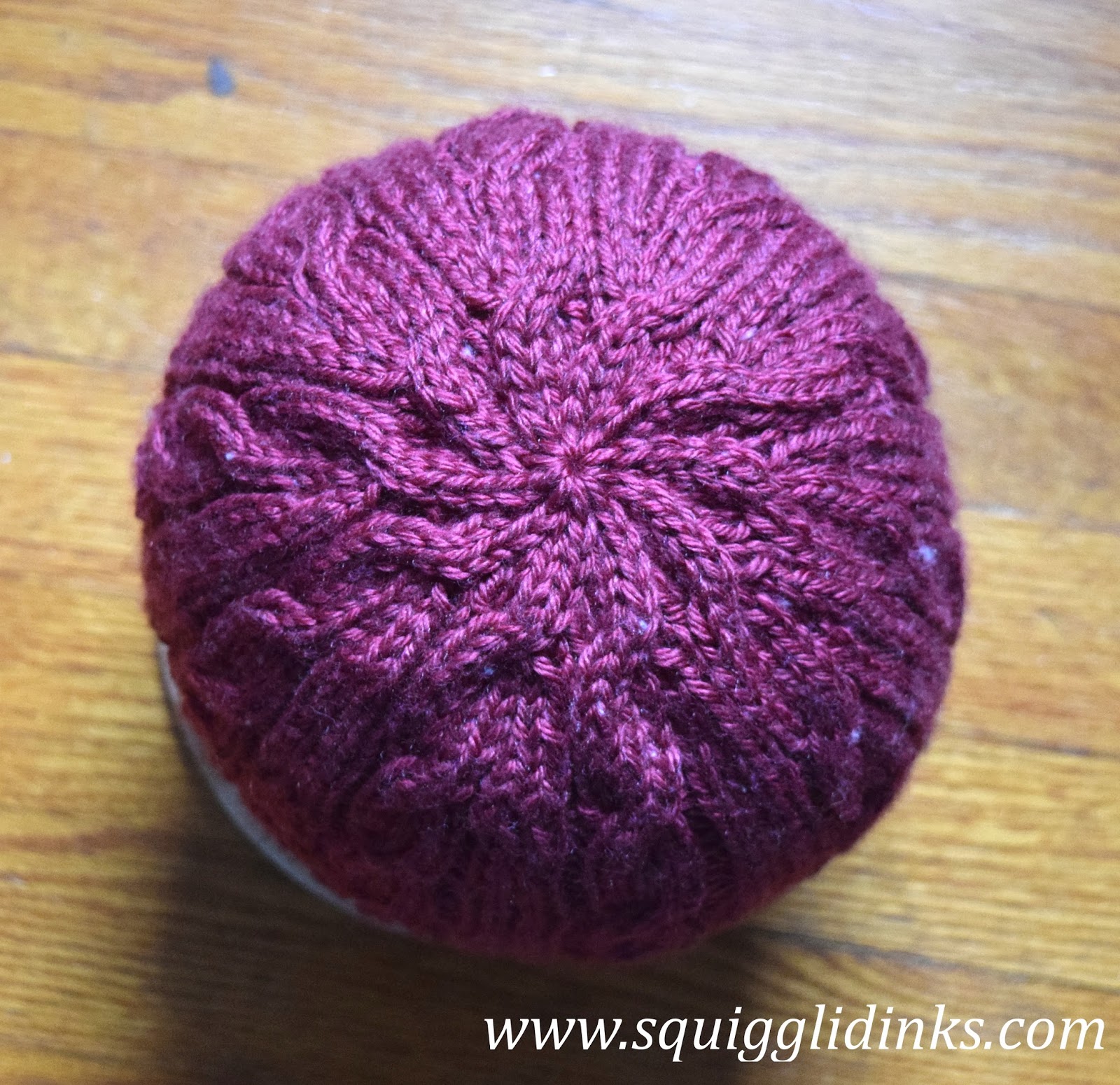 Easy Cable Hat Pattern – Squigglidinks